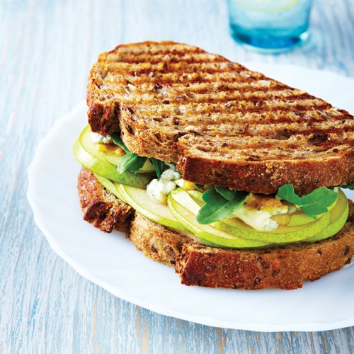 Grilled Pear & Blue Cheese Sandwich