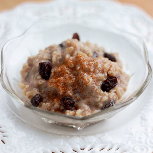Cinnamon & Raisin Brown Rice Pudding Recipe