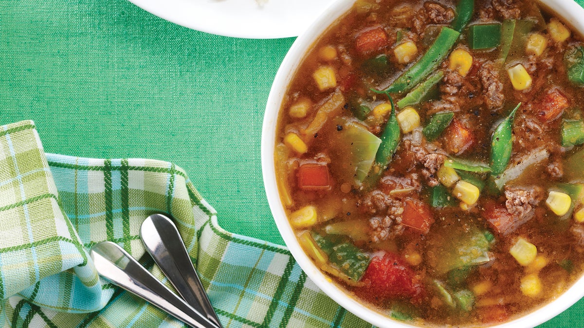 Country-Style Beef & Green Pepper Soup