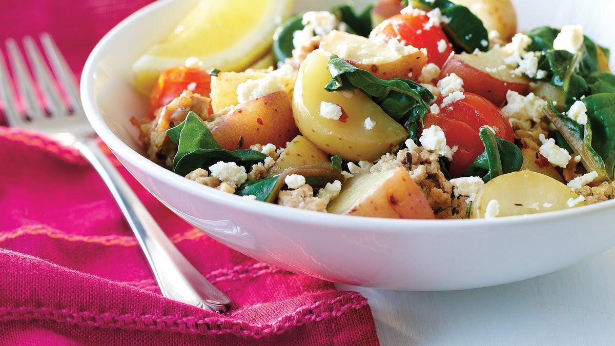 New Potato & Turkey Skillet Supper