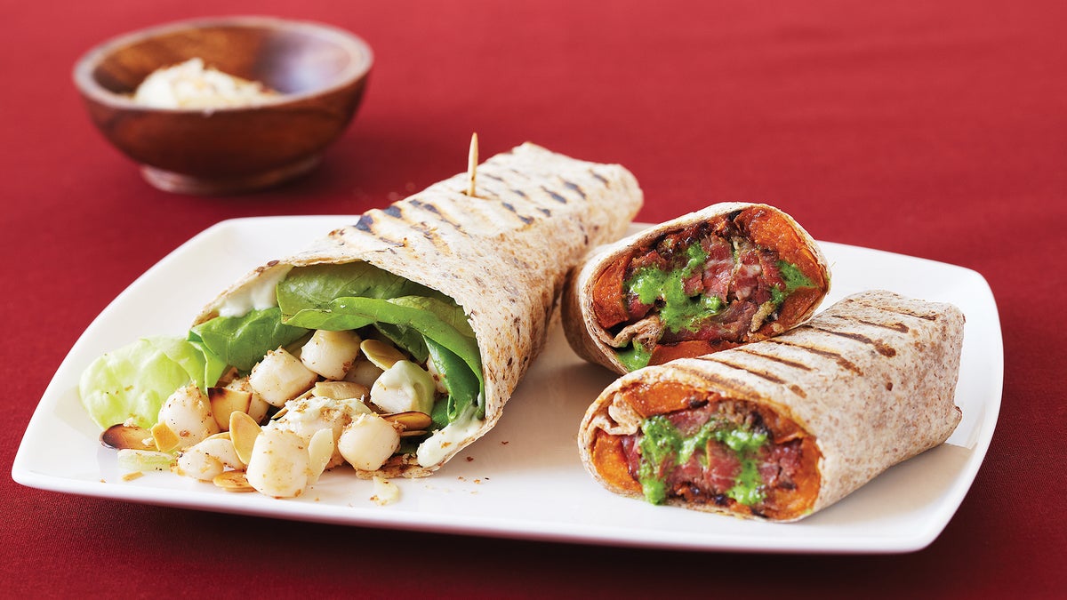 Scallop Po'Boy Wrap Panini