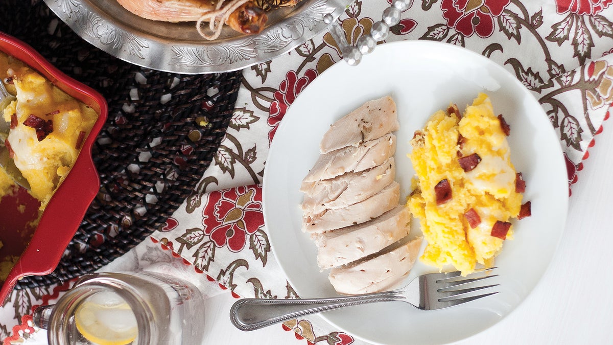 Roasted Chicken with Acorn Squash Recipe