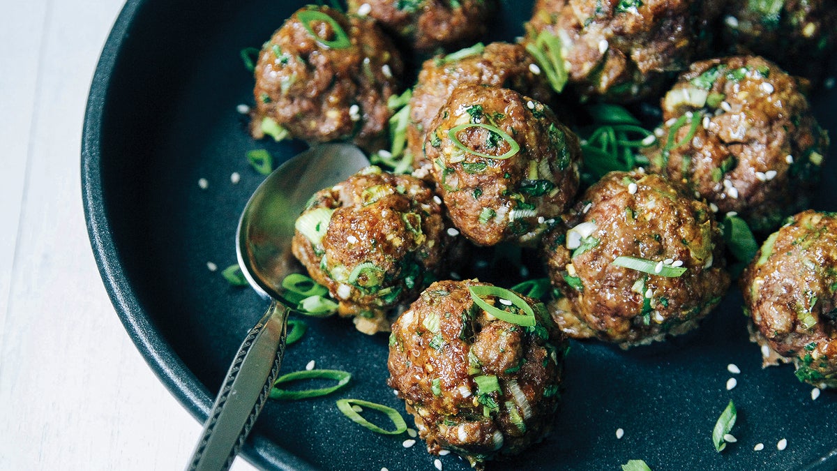 Sesame Tamari Beef Meatballs Recipe