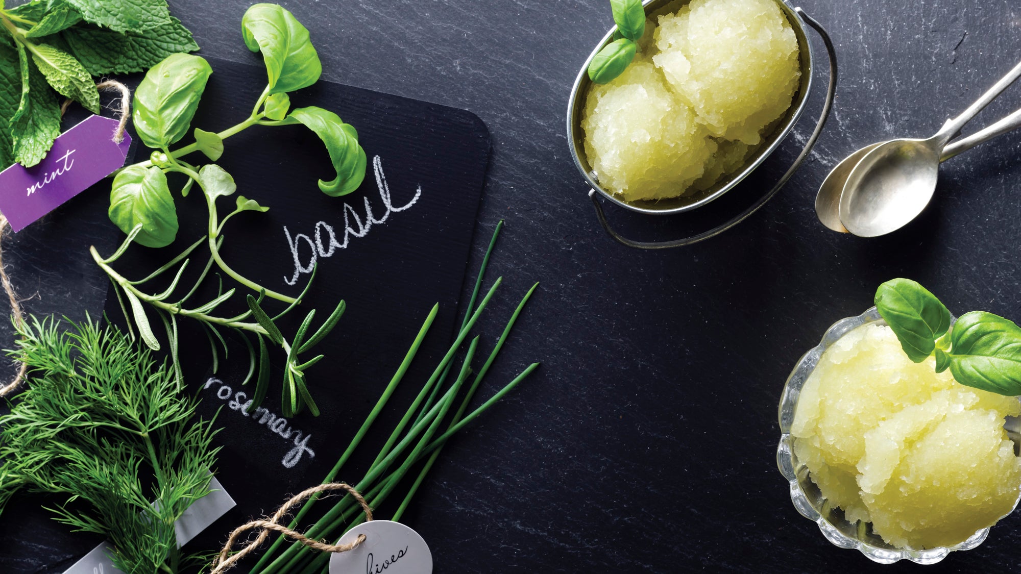 Basil Lime Sorbet Recipe