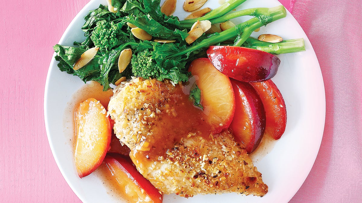 Five-Spice Chicken with Fresh Plum Sauce Recipe