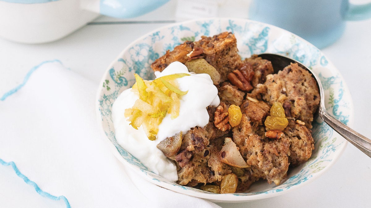 Pear & Maple French Toast Casserole Recipe
