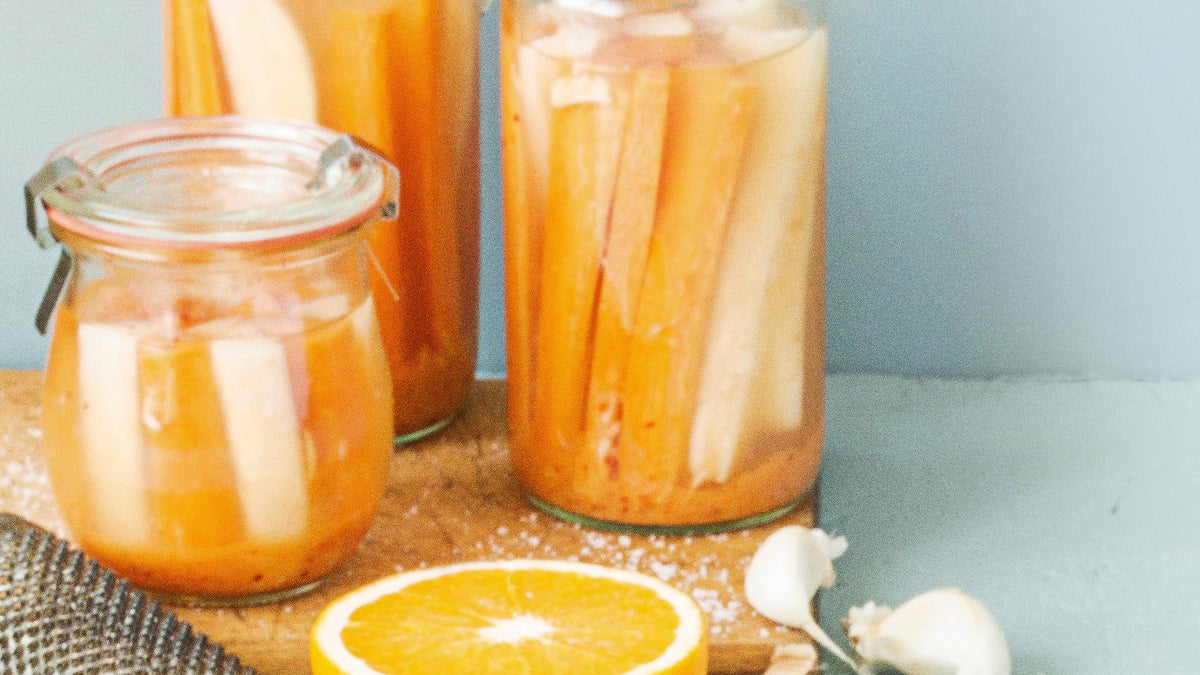 Kimchi Root Sticks Recipe | Fermented Foods