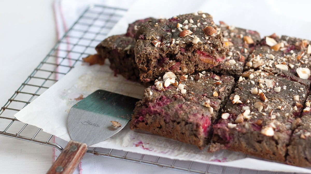Hazelnut Raspberry Peach Bars Recipe Clean | Gluten-Free Recipes