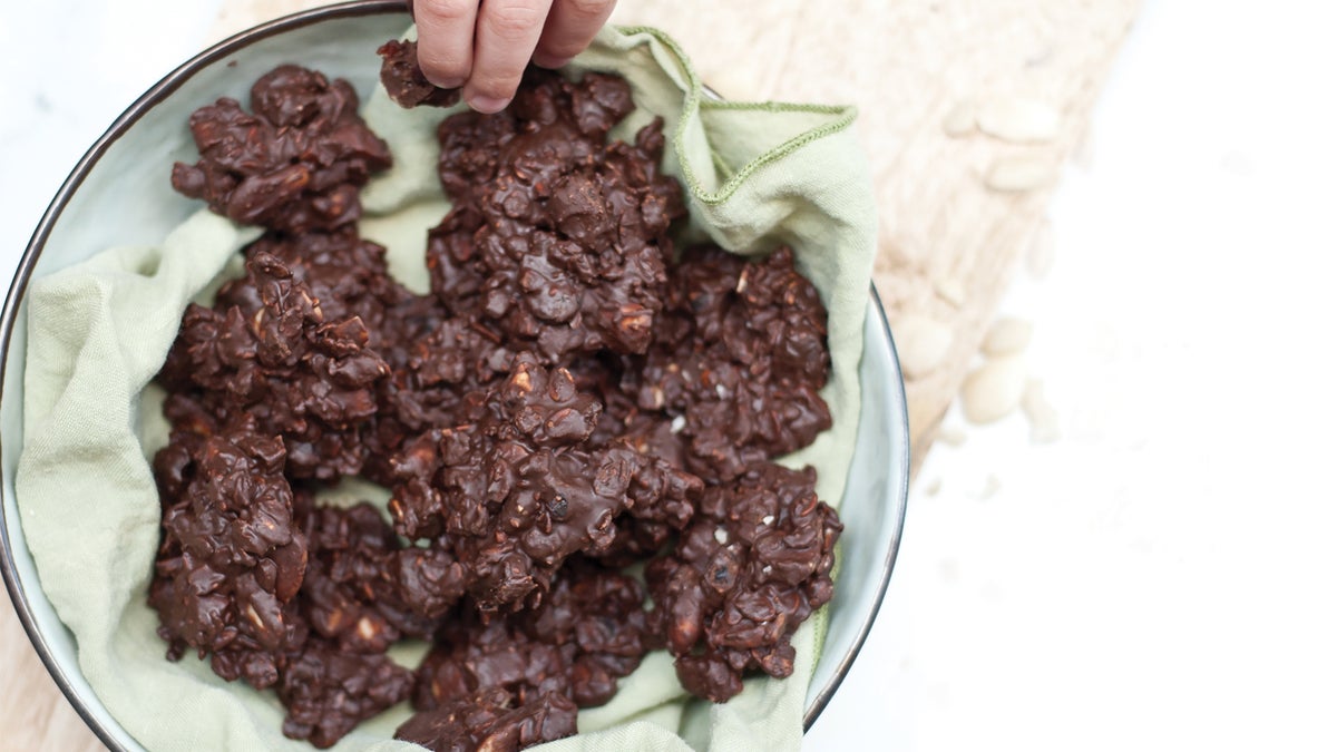 Cherry Chocolate Almond Clusters | Clean Dessert Recipes