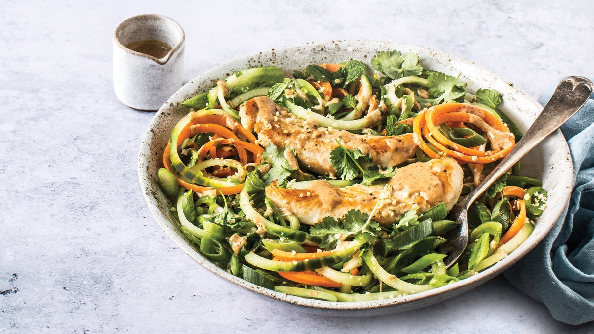 Paleo Spring Roll Chicken Salad Recipe