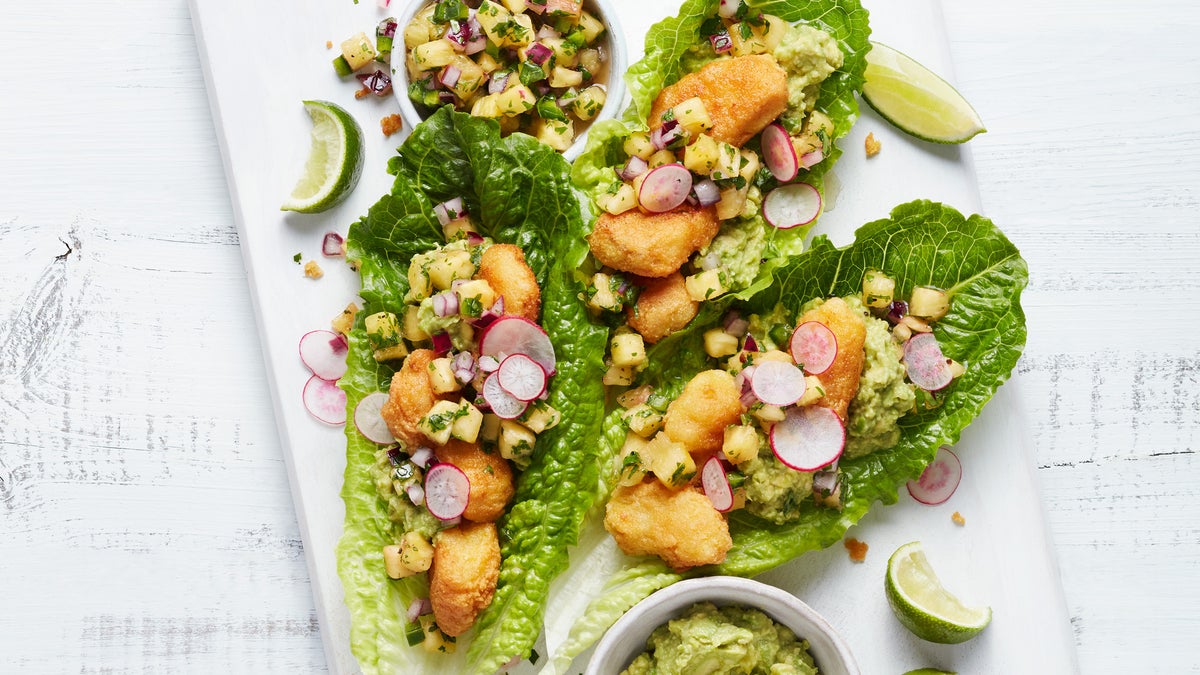 Whole30-Approved Fish Taco Lettuce Wraps