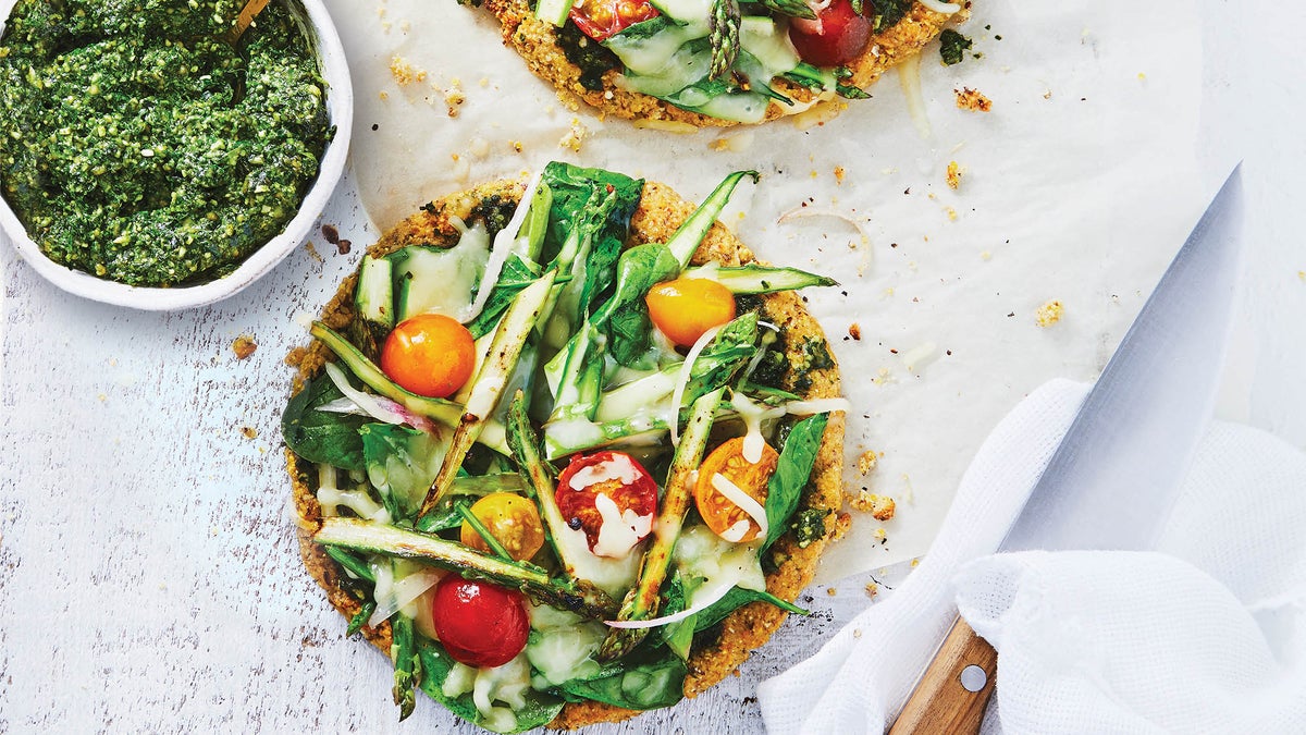 Loaded Veggie Mini Pizzas - Clean Eating