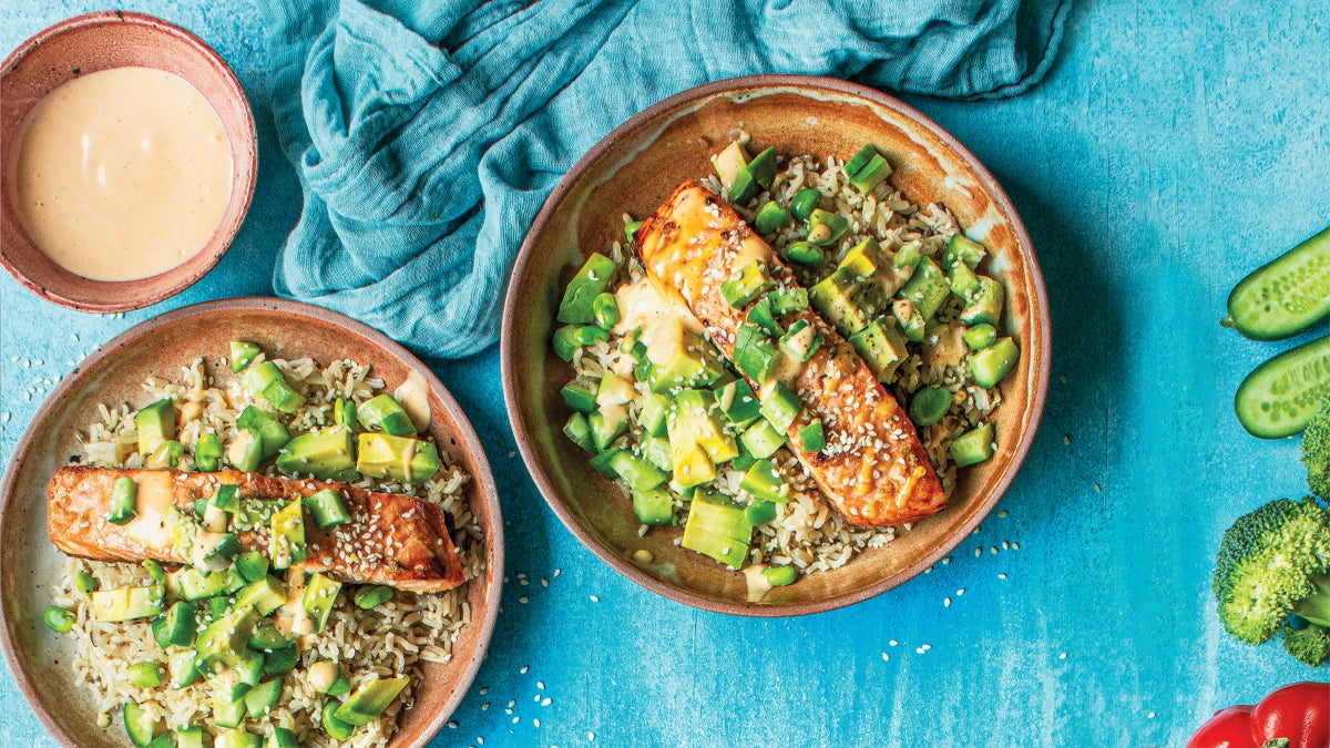Spicy Salmon Power Bowl - Clean Eating