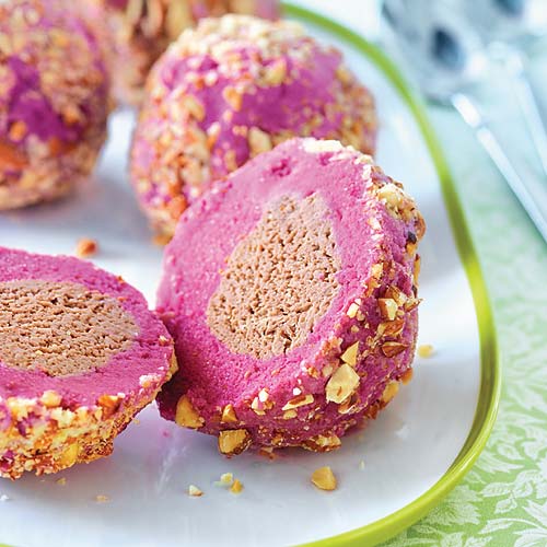 Dairy-free Chocolate & Raspberry Fro-yo Recipe