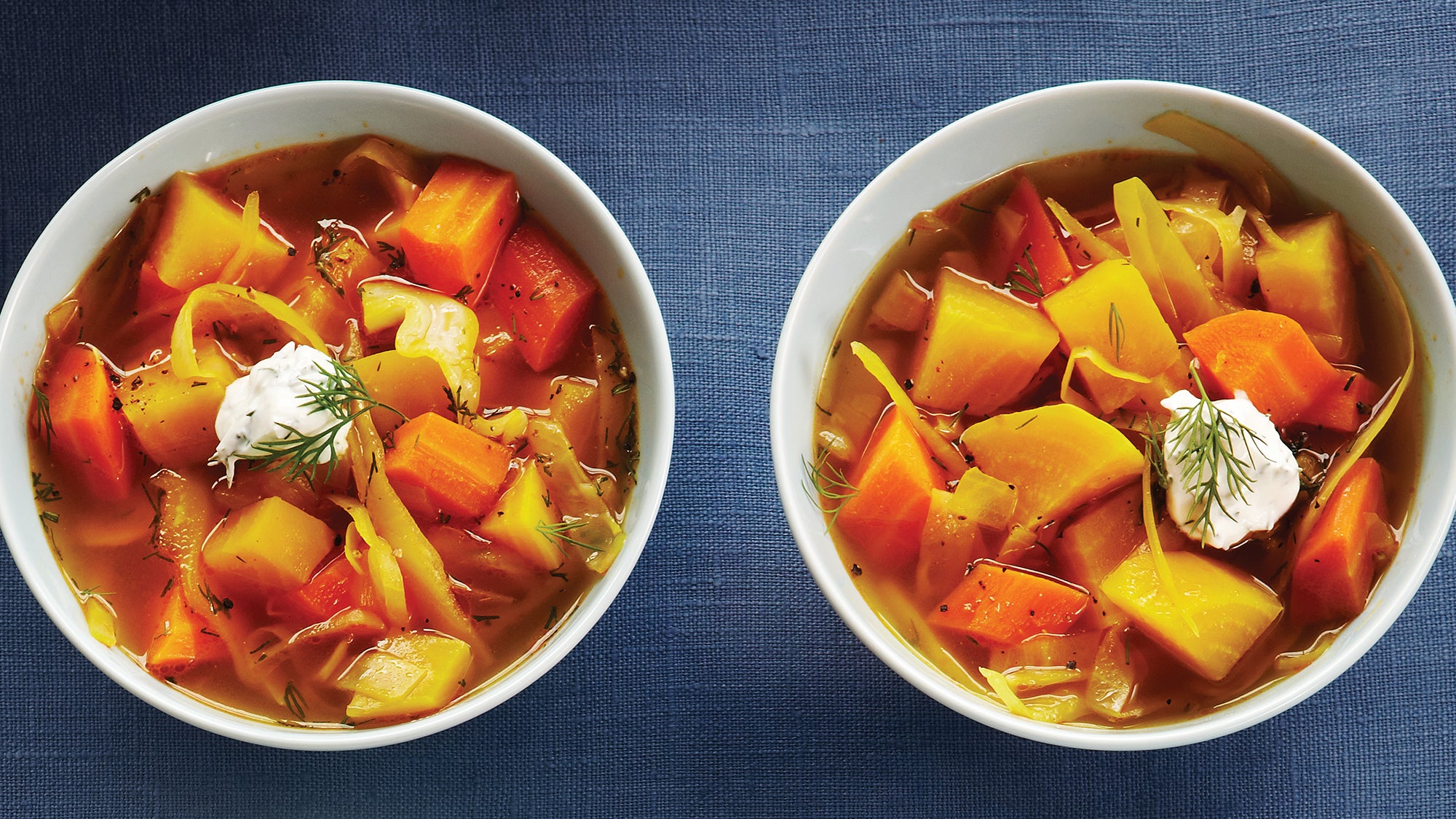 Golden Beet Borscht Stew